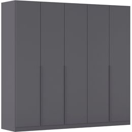 Dreht&uuml;renschrank OTTO HOME "Kleiderschrank Schrank Garderobe AGORDO Schlafzimmer", grau (graumetallic), B:226cm H:229cm T:54cm, Holzwerkstoff, Schr&auml;nke, Dreht&uuml;renschrank, durchdachte Innenausstattung, in 8 Breiten und 2 H&ouml;hen MADE IN GERMANY, Topseller