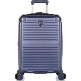 Hartschalen-Trolley Heys "Cruze, verschiedene Gr&ouml;&szlig;en und Farben", Gr. B/H/T: 37cm x 53cm x 22cm 40 l, blau (navy blau), Polycarbonat, festlich, Koffer, Heys Reisegep&auml;ck TSA Schloss Volumenerweiterung