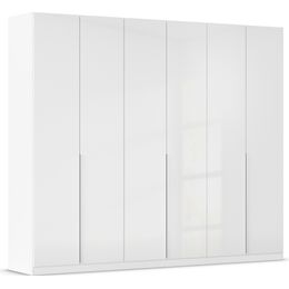 Dreht&uuml;renschrank OTTO HOME "Kleiderschrank Schrank Garderobe AGORDO Schlafzimmer", wei&szlig; (alpinwei&szlig;, hochglanz wei&szlig;), B:271cm H:229cm T:54cm, Holzwerkstoff, Schr&auml;nke, Dreht&uuml;renschrank, durchdachte Innenausstattung, in 8 Breiten und 2 H&ouml;hen MADE IN GERMANY, Topseller