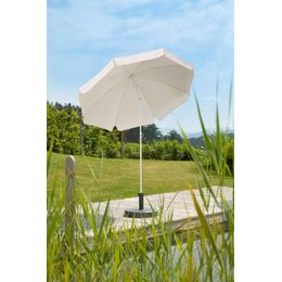 Sonnenschirm Schneider Schirme "Ibiza", beige (natur), Obermaterial: 100% Polyester, Standschirme, abknickbar, ohne Schirmst&auml;nder