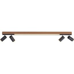 NEUHAUS PURE LED Deckenleuchte "PURE Lines Spot", oak, graphite, 1, H: 11,5cm, 1 Stk., Leuchten, Spots dreh- und schwenkbar, CCT, dimmbar, LED Deckenleuchte