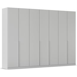 Dreht&uuml;renschrank OTTO HOME "Kleiderschrank Schrank Garderobe AGORDO Schlafzimmer", grau (seidengrau), B:315cm H:229cm T:54cm, Holzwerkstoff, Schr&auml;nke, Dreht&uuml;renschrank, durchdachte Innenausstattung, in 8 Breiten und 2 H&ouml;hen MADE IN GERMANY, Topseller