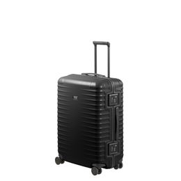 TITAN&reg; Trolley TITAN "OVERSEAS Koffer Hartschale", Gr. B/H/T: 50cm x 69cm x 28cm 84 l, nightshade schwarz, Polycarbonat, Koffer, mit TSA-Rahmenschloss, Mono-Lock und kratzresistenter Oberfl&auml;che