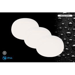 Briloner Leuchten LED Einbauleuchte "PLAT", wei&szlig;, neutral, Leuchten