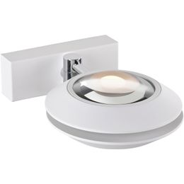 NEUHAUS PURE LED Wandleuchte "PURE Oculis", snow, 2, &Oslash; 15cm H: 7,3cm, 1 Stk., Leuchten, Dimmf&auml;hig &uuml;ber separaten Tronicdimmer, dreh- & schwenkbar, LED Wandleuchte