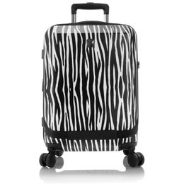 Koffer Heys "EZ Fashion, in verschiedenen Farben und Gr&ouml;&szlig;en", Gr. B/H/T: 36cm x 53cm x 23cm 44 l, wei&szlig; (gestreift), Polycarbonat, Koffer, Heys Reisegep&auml;ck Koffer Volumenerweiterung