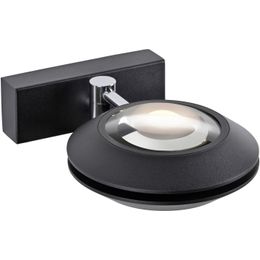 NEUHAUS PURE LED Wandleuchte "PURE Oculis", schwarz pearl, 2, &Oslash; 15cm H: 7,3cm, 1 Stk., Leuchten, Dimmf&auml;hig &uuml;ber separaten Tronicdimmer, dreh- & schwenkbar, LED Wandleuchte