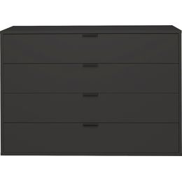 M&auml;usbacher Kommode M&Auml;USBACHER "Bonnie", grau (anthrazit matt lack), B:119cm H:87cm T:45cm, Holzwerkstoff, Sideboards, Kommode, H&ouml;henverstellbare Kommode