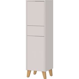 Midischrank Germania "GW-Arnea", kaschmir, B:33cm H:123cm T:34cm, Holzwerkstoff, Schr&auml;nke, Midischrank