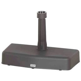 Betonschirmst&auml;nder siena GARDEN "Balkonst&auml;nder", grau (anthrazit), B:25cm H:9cm T:50cm, Beton, Schirmhalterungen, Balkonst&auml;nder, 20 kg, Kunststoffrohr 18-38 mm