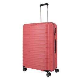 Trolley Travelite "MOOBY Koffer Hartschale", Gr. B/H/T: 51cm x 77cm x 30cm 106 l, rot, Polypropylen, Koffer, mit TSA-Schloss und kratzresistenter Oberfl&auml;che &ndash; leicht und robust