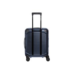 Trolley Travelite "MILLENNIUM Reisekoffer Hartschale", Gr. B/H/T: 40cm x 55cm x 20cm 37 l, navy, Polycarbonat, Koffer, aus leichtem Polycarbonat mit stabiler Bauweise und Innenaufteilung
