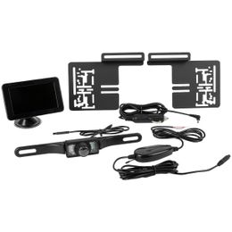 R&uuml;ckfahrkamera Eufab "Eufab", schwarz, B:28cm H:22cm T:8cm, Camcorder, R&uuml;ckfahr-Kamerasystem kabellos, 4,3 Display