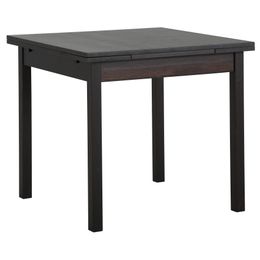 Esstisch Home Affaire "Maike", braun (dunkelbraun), B:80cm H:74,5cm T:80cm, Tische, Esstisch, Home Affaire, Breite 80cm, mit Auszugsfunktion