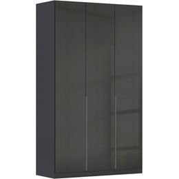 Dreht&uuml;renschrank OTTO HOME "Kleiderschrank Schrank Garderobe AGORDO Schlafzimmer", grau (graumetallic, effektgrau hochglanz), B:136cm H:229cm T:54cm, Holzwerkstoff, Schr&auml;nke, Dreht&uuml;renschrank, durchdachte Innenausstattung, in 8 Breiten und 2 H&ouml;hen MADE IN GERMANY, Topseller