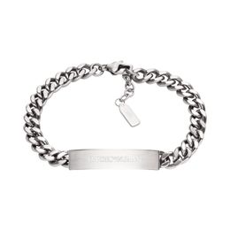 Armband Emporio Armani "Schmuck Geschenk Edelstahl", edelstahlfarben, Armb&auml;nder, Damen, 20,5cm, Edelstahl, Armband