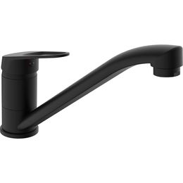 K&uuml;chenarmatur Welltime "Teneriffa", schwarz, H:10cm T:24,5cm, Armaturen