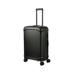 Trolley Travelite "MILLENNIUM Reisekoffer Hartschale", Gr. B/H/T: 46cm x 67cm x 26cm 69 l, pine gr&uuml;n, Polycarbonat, Koffer, aus leichtem Polycarbonat mit stabiler Bauweise und Innenaufteilung