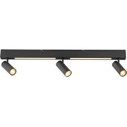 Sch&ouml;ner Wohnen Kollektion LED Deckenleuchte "DANTE", schwarz, 3, H: 14,5cm, 1 Stk., SCH&Ouml;NER WOHNEN-KOLLEKTION, Leuchten, SCH&Ouml;NER WOHNEN Kollektion, dreh- und schwenkbar, LED Deckenleuchte