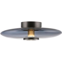 NEUHAUS PURE LED Deckenleuchte "PURE Vitrum", platinfarben, 1, &Oslash; 45cm H: 13cm, 1 Stk., Leuchten, Dimmf&auml;hig &uuml;ber separaten Dimmer, zeitloses Design, LED Deckenleuchte