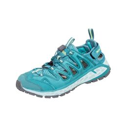 Wanderschuh Meindl "Brindisi Lady C fit PW", Damen, Gr. 41, blau (t&uuml;rkis), Obermaterial: 100% Textilmaterial TEXMAT., Schuhe Wanderschuh