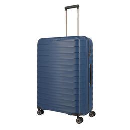 Trolley Travelite "MOOBY Koffer Hartschale", Gr. B/H/T: 51cm x 77cm x 30cm 106 l, navy, Polypropylen, Koffer, mit TSA-Schloss und kratzresistenter Oberfl&auml;che &ndash; leicht und robust