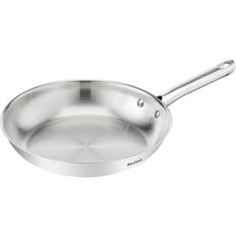 Bratpfanne Tefal "Duetto On", edelstahl, B:21,5cm H:9,3cm L:38,5cm &Oslash;:20cm, Pfannen, Bratpfanne, unversiegelt, Induktion, genieteter Griff, backofengeeignet