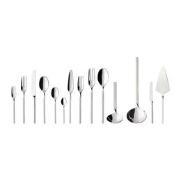 Villeroy & Boch Besteck-Set VILLEROY & BOCH "Lunch Tafelbesteck NewWave 113er Set silber", silber, Essbesteck-Sets