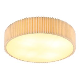Globo LIGHTING Deckenleuchte "PAGE", wei&szlig; matt, &Oslash; 53cm H: 13cm, 1 Stk., Leuchten, Deckenlampe Wohnzimmer-Leuchte Schlafzimmer-Leuchte Flur K&uuml;che, Deckenleuchte