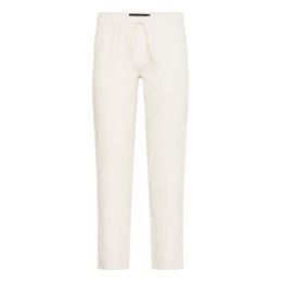 Leinenhose INDICODE "Leinenhose IDPassol", Herren, Gr. L, N-Gr, wei&szlig; (sanftes wei&szlig;), Obermaterial: 55% Leinen LI. 45% Baumwolle CO., Hosen
