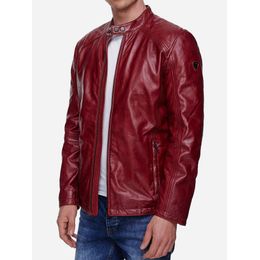 Tazzio Herren Jacke Lederjacke Echtleder