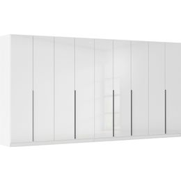 Dreht&uuml;renschrank OTTO HOME "Kleiderschrank Schrank Garderobe AGORDO Schlafzimmer", alpinwei&szlig;, hochglanz wei&szlig;, B:405cm H:229cm T:54cm, Schr&auml;nke, Dreht&uuml;renschrank, durchdachte Innenausstattung, in 8 Breiten und 2 H&ouml;hen MADE IN GERMANY, Topseller