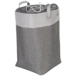 M&ouml;ve W&auml;schekorb M&Ouml;VE, grau, B:30cm H:50cm T:30cm, Stoff, W&auml;schesammler, W&auml;schekorb, in mehreren Gr&ouml;&szlig;en