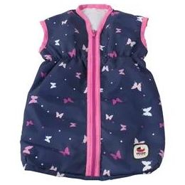 Bayer Chic 2000 Puppen Schlafsack CHIC2000 "Brombeere", bunt (butterfly blau), Puppenausstattungen, KinderB:27cm H:2cm T:45cm, Polyester, B:27cm H:2cm T:45cm