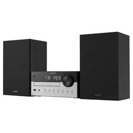 Philips Stereoanlage "TAM4205M2", schwarz, silber, B:51,6cm H:24cm T:23,1cm, Radios