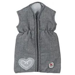 Bayer Chic 2000 Puppen Schlafsack CHIC2000 "Brombeere", grau (jeans grau), Puppenausstattungen, KinderB:27cm H:2cm T:45cm, Polyester, B:27cm H:2cm T:45cm