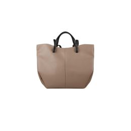 Giulia Monti Handtasche Helles Taupe Schwarz