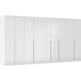 Dreht&uuml;renschrank OTTO HOME "Kleiderschrank Schrank Garderobe AGORDO Schlafzimmer", alpinwei&szlig;, hochglanz wei&szlig;, B:405cm H:229cm T:54cm, Schr&auml;nke, Dreht&uuml;renschrank, durchdachte Innenausstattung, in 8 Breiten und 2 H&ouml;hen MADE IN GERMANY, Topseller