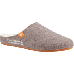 Hush Puppies The Good 90% Recyceltes RPET Polyester Herren Hausschuhe Braun
