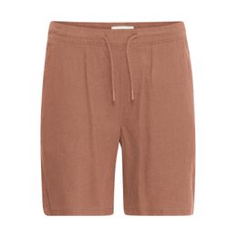 !Solid Shorts SOLID "Shorts SDAurelius", Herren, Gr. L, N-Gr, blau (acorn), Obermaterial: 58% Leinen LI. 42% Viskose CV., Hosen Shorts