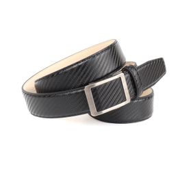 Lederg&uuml;rtel Anthoni Crown, Herren, Gr. 100, schwarz, Rindsleder, G&uuml;rtel Lederg&uuml;rtel