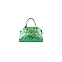 Giulia Monti Handtasche Gr&uuml;nes Metall