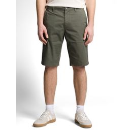 Webshorts Tom Tailor, Herren, Gr. 30, N-Gr, khaki mini, Web, Obermaterial: 98% Baumwolle, 2% Elasthan, unifarben, regular fit kniefrei, Hosen, mit Stretch