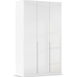 Dreht&uuml;renschrank OTTO HOME "Kleiderschrank Schrank Garderobe AGORDO Schlafzimmer", wei&szlig; (alpinwei&szlig;, hochglanz wei&szlig;), B:136cm H:229cm T:54cm, Holzwerkstoff, Schr&auml;nke, Dreht&uuml;renschrank, durchdachte Innenausstattung, in 8 Breiten und 2 H&ouml;hen MADE IN GERMANY, Topseller