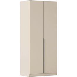 Dreht&uuml;renschrank OTTO HOME "Kleiderschrank Schrank Garderobe AGORDO Schlafzimmer", beige (beige (champagner)), B:91cm H:229cm T:54cm, Holzwerkstoff, Schr&auml;nke, Dreht&uuml;renschrank, durchdachte Innenausstattung, in 8 Breiten und 2 H&ouml;hen MADE IN GERMANY, Topseller