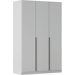 Dreht&uuml;renschrank OTTO HOME "Kleiderschrank Schrank Garderobe AGORDO Schlafzimmer", grau (seidengrau), B:136cm H:210cm T:54cm, Holzwerkstoff, Schr&auml;nke, Dreht&uuml;renschrank, durchdachte Innenausstattung, in 8 Breiten und 2 H&ouml;hen MADE IN GERMANY, Topseller