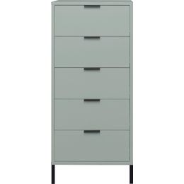 M&auml;usbacher Kommode M&Auml;USBACHER "Bonnie", gr&uuml;n (pine gr&uuml;n matt), B:51cm H:121cm T:45cm, Holzwerkstoff, Sideboards, Kommode, Kommode mit Quadratgestell