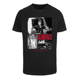 T-Shirt Merchcode "Merchcode Scarface Women Money Tee", Damen, Gr. L, schwarz, 100% Baumwolle, bedruckt, normal, Rundhals, Shirts T-Shirt