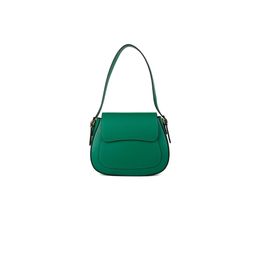 Giulia Monti Schultertasche Klassisch Gr&uuml;n