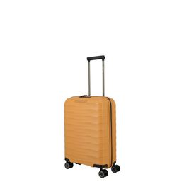 Trolley Travelite "MOOBY Koffer Hartschale", Gr. B/H/T: 40cm x 55cm x 20cm 39 l, curry, Polypropylen, Koffer, mit TSA-Schloss und kratzresistenter Oberfl&auml;che &ndash; leicht und robust